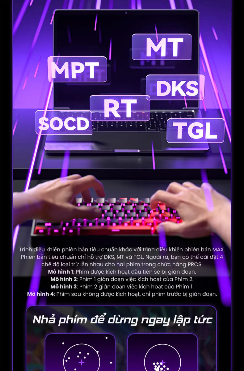 Bàn Phím Gaming AULA Win 68 HE RGB Black | Rapid trigger, Chính hãng ...